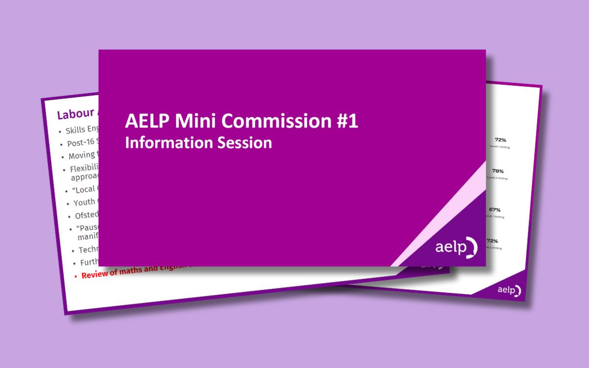 Mini Commission # 1 – Functional Skills | AELP